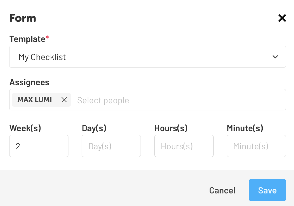 Trigger new forms automatically